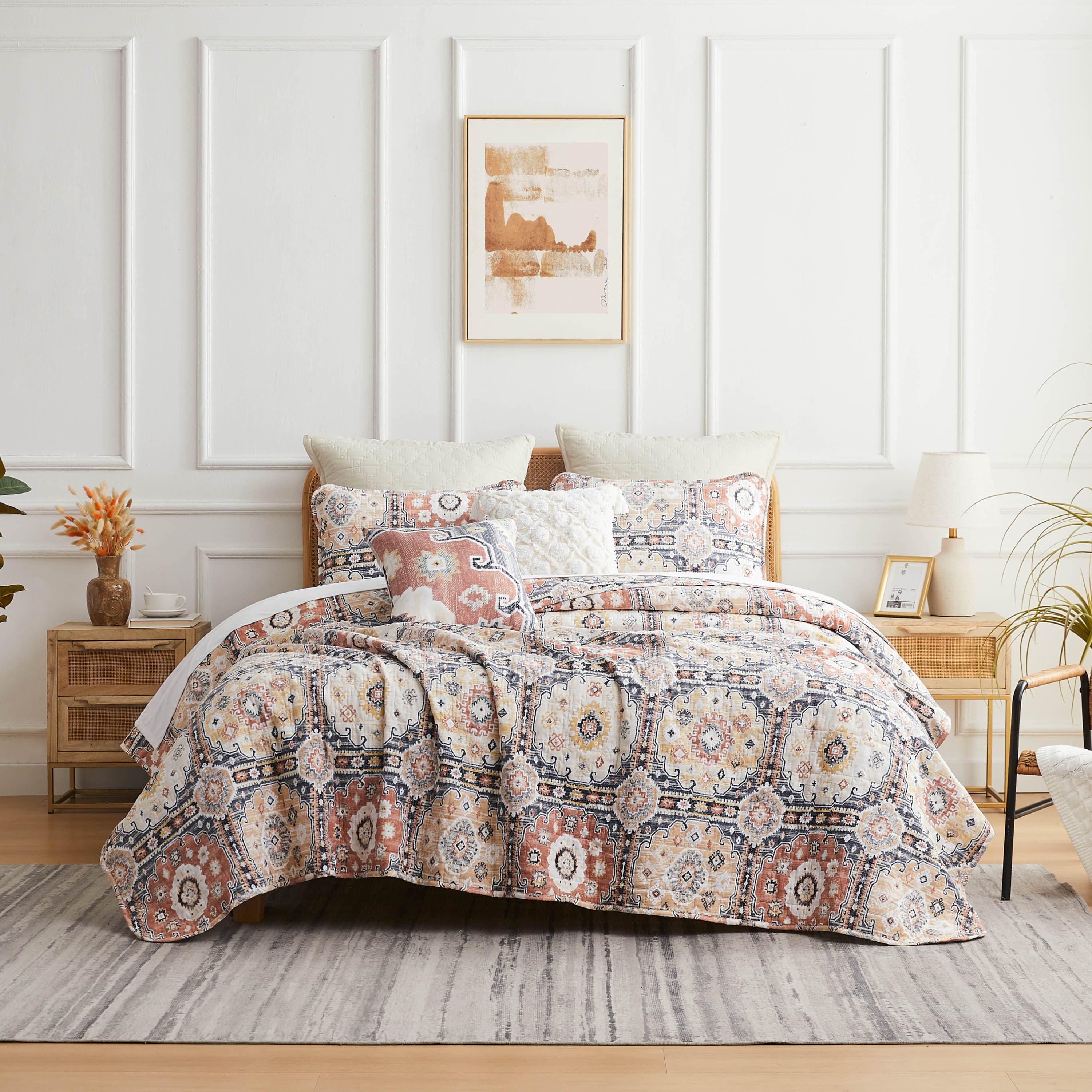 Kilim Oversized 7-Piece Quilt Bedding Set | SouthShore Fine Linens